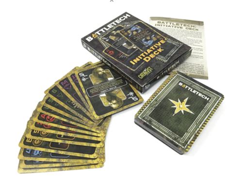 Battletech Initiative Deck Gamealot Shop