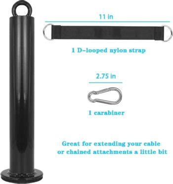 Luwint Loading Pin With Snap Clip And Strap For Olympic Weight