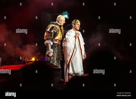 Sabaton Live Bei Einem Konzert Der The Legendary Tour In Der Zag Arena