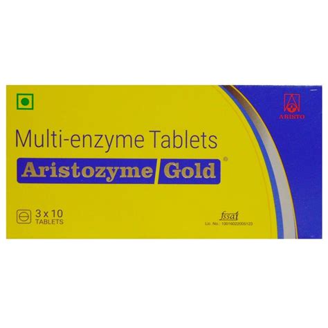 Aristozyme Gold Tablet Relief From Digestive Problems Aristo