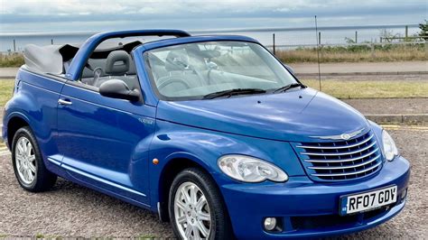 2007 Chrysler Pt Cruiser Convertible Blue Automatic Right Hand Drive In