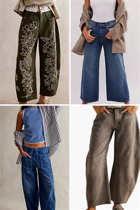 Barrel Jeans Are Swiftly Becoming A Cornerstone In The Wardrobes Of