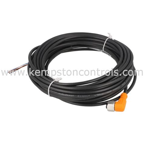 Ifm Evc06a Ifm Connecting Cable With Socket Female 90° M12x1 60v Ac Dc Atex Approved