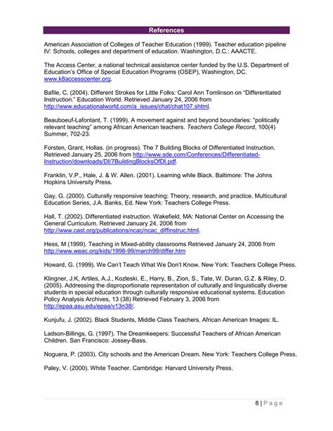 1 Culturally Responsive Differentiated Instructional Strategies Pdf Special Education