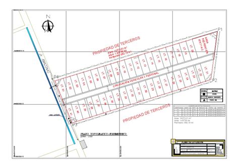 Plano De Lotización Pdf