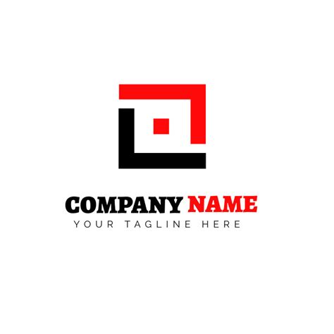Square Name Logo Design