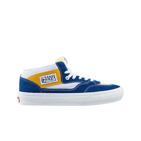 반스 스케이트 하프 캡 블루 화이트 Vans Kream