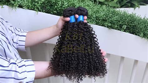 Kbl Afro Kinky Human Hair Weaveraw Afro Virgin Human Mongolian Kinky