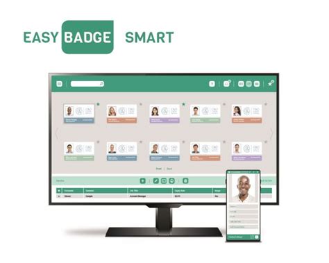EasyBadge Smart ID Card Design Software ID Card Printer