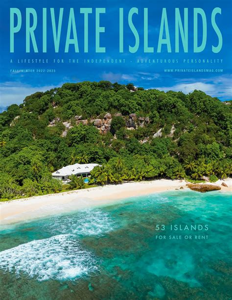 Cover Of Private Islands Magazine Photographer Publications