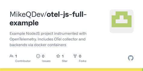 Github Mikeqdevotel Js Full Example Example Nodejs Project