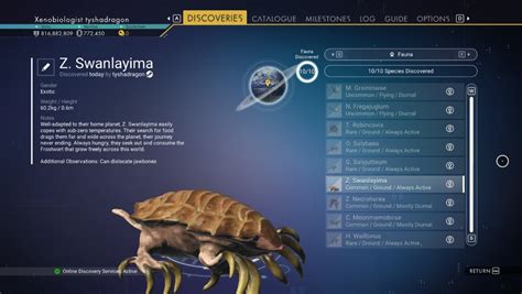 Nms Fauna Records