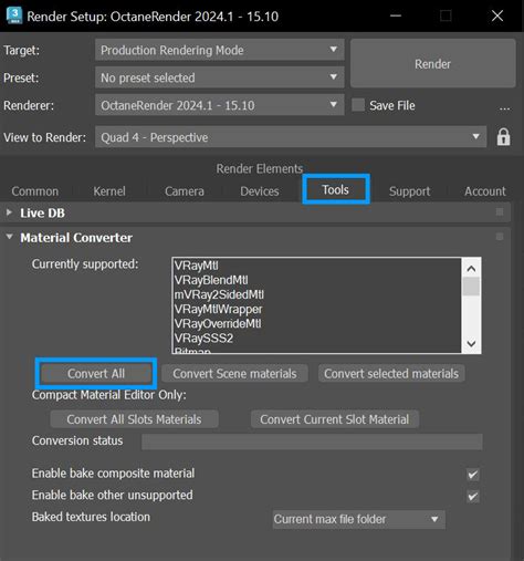 Material Conversion All