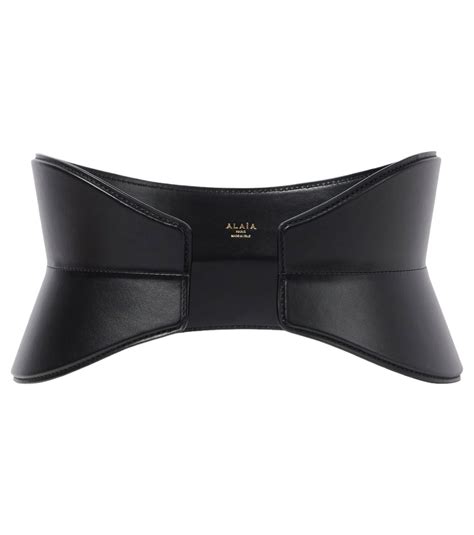 Alaïa Flex Wide Leather Belt AlaÏa