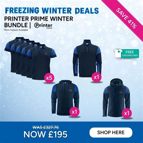 Printer Prime Winter Bundle Essential Workwear