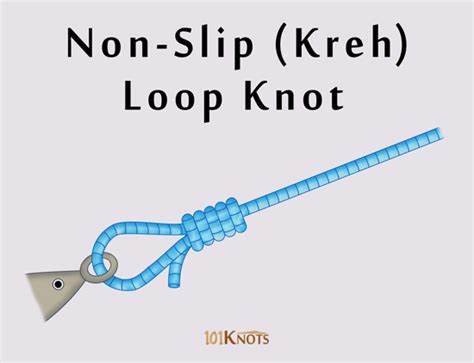 Non Slip Kreh Loop Knot 101knots