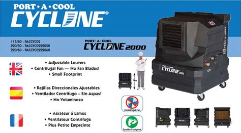 Portacool Cyclone Evaporative Cooler Cyclone 2000