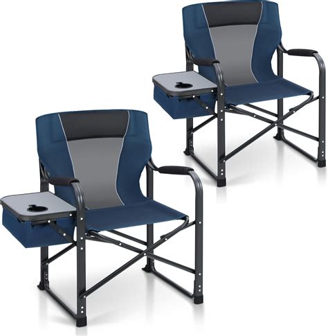 Lets Camp Oversized Folding Director Chair Outdoor Heavy