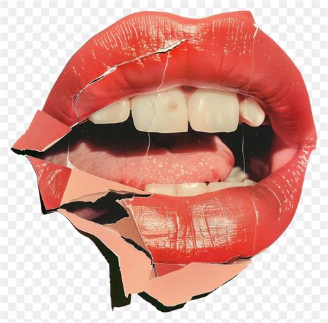 Png Mouth Collage Cutouts Lipstick Premium Png Rawpixel