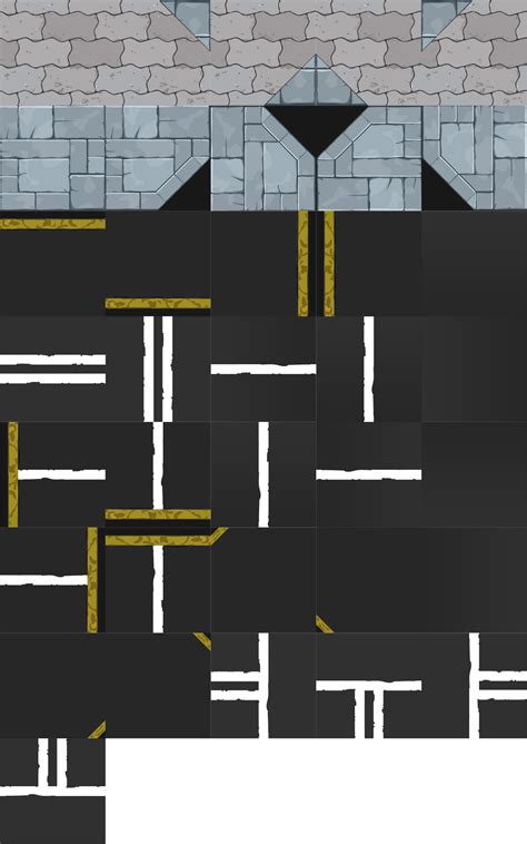 Road And Sidewalk Tileset 64x64 By Aryaahumada On Deviantart