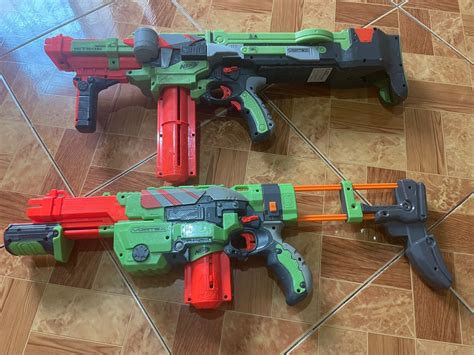 Nerf Vortex With Disc Blasters Hobbies And Toys Toys And Games On Carousell