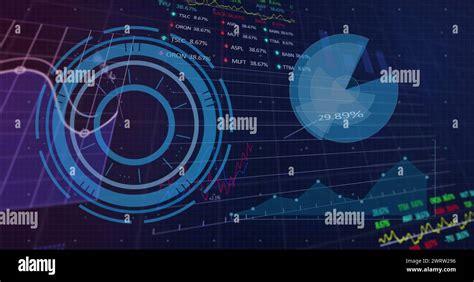 Image Of Circles Over Multiple Graphs Trading Board Against Abstract