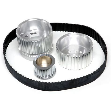 Small Block Ford 351c Cleveland Gilmer Drive Pulley Kit W 40 5 Cogged Belt Sbf Ebay