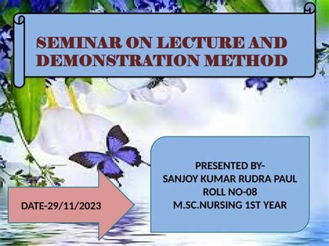 Ppt Of Lecture And Demonstrtion Pptx Edu Ppt
