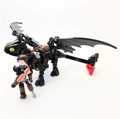Lego Moc 50197 Toothless How To Train Your Dragon By Paulvillemocs