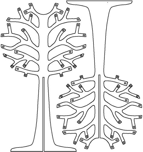 This Is A Laser Cut Jewelry Tree That I Designed Its The Same As The Other One I Made But Just