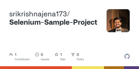 GitHub Srikrishnajena Selenium Sample Project