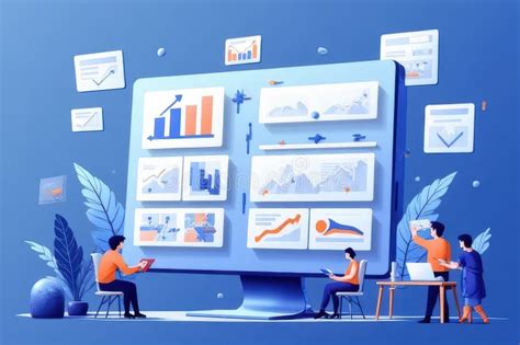 Enhancing Efficiency Via Split Testing Stock Illustration Illustration Of Simultaneous