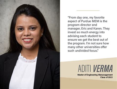 Purdue University Master Of Engineering Management Program Mem On
