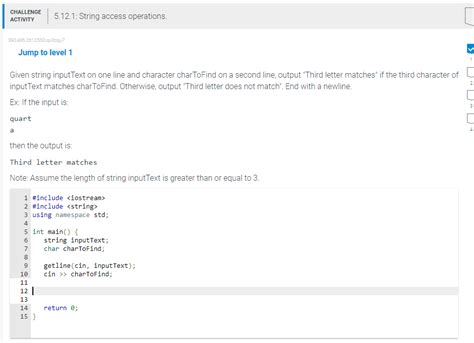 Solved 392486 2612550 9×3zqy7 Jump To Level 1 Given String