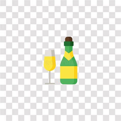 Champagne Icon Sign And Symbol Champagne Color Icon For Website Design