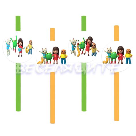 Парти сламки Ана и приятели 10бр наш модел Онлайн магазин за парти артикули Веселяците