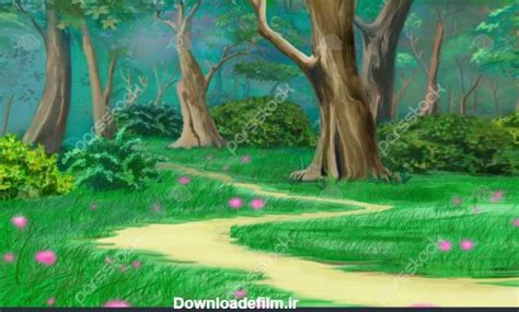 عکس کارتونی جنگل