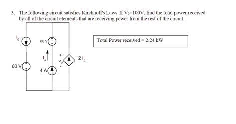 Solved Show How To Get To Answer Boxed Below Using KCL Chegg