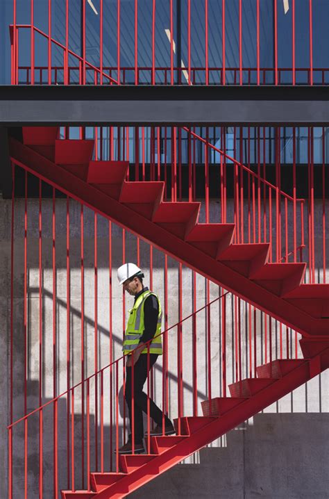 Gallery Of Architecture And Color Explore 15 Projects That Feature Exterior Red Staircases 48