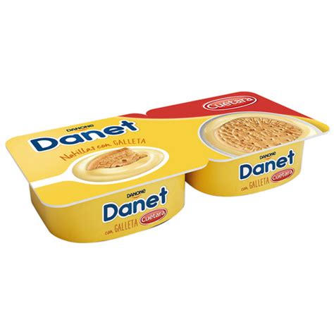 Danet Natillas De Vainilla Con Galleta Maria Danet De Danone 2 X 120 G
