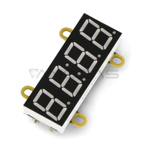 4 digit 7 segment display with i2c digit clock unit red m5stack u146
