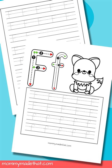 Letter F Tracing Worksheets Adriansonfifth