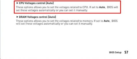 How To Set Cpu Voltage In Bios Windows Forums