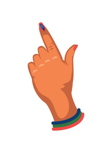India General Election Hand Illustration 47647388 Vector Art At Vecteezy