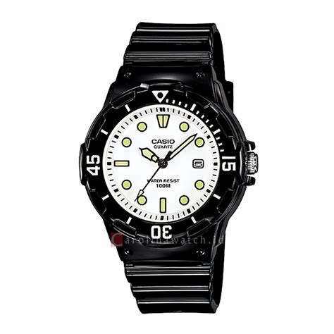Jam Tangan Casio Pop Lrw 200h 7e1 Women White Dial Black Resin Band
