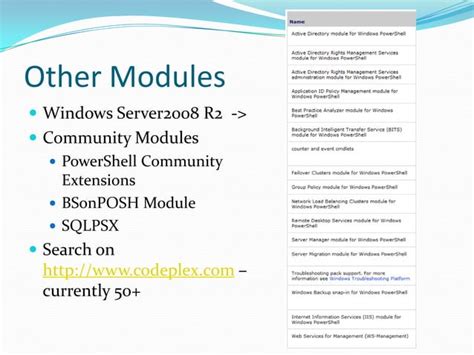 An Introduction To Powershell Modules Pptx Computing Technology And Computing