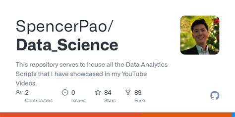 GitHub SpencerPao Data Science This Repository Serves To House All The Data Analytics Scripts