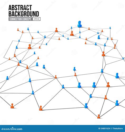 connection concept abstract background grey line and dot element stock