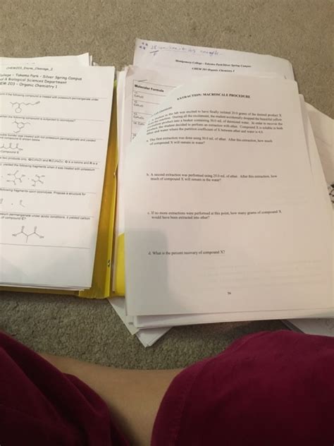 Solved Simple Andfractional Distillation Fre Lab Question