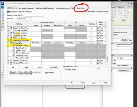 Topography From Linked Model Not Showing In Plan View Autodesk Community